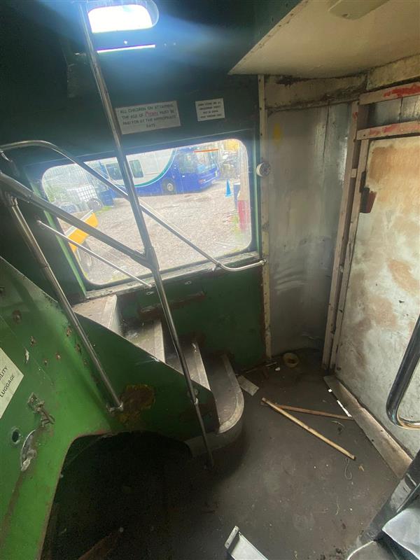 Vehicle Details: 1966 Leyland PD3 Titan. Half cab, back loader. Ex ...