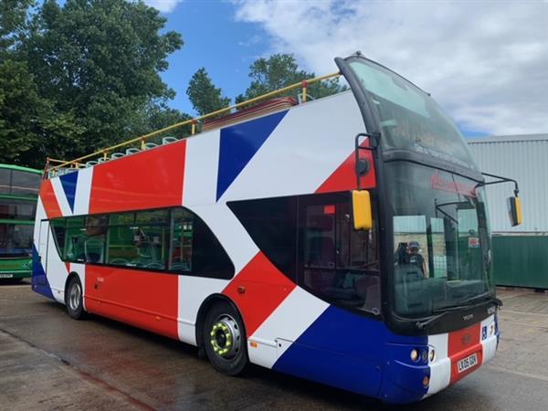 Vehicle Details: 2005 Volvo B7 open top sightseeing bus. - Used Coach Sales